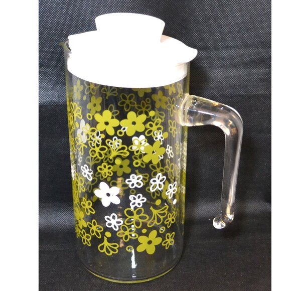 Pyrex | Dining | Vintage Pyrex Pitcher Spring Blossom Kitchen Dining ...